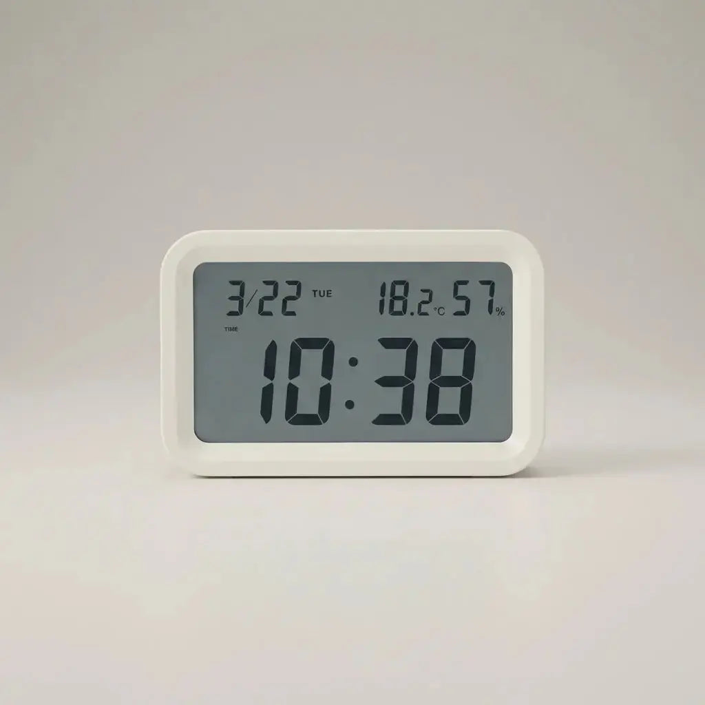 Minimal Digital Clock – Medium Wall & Desk Edition – Time Will Flip